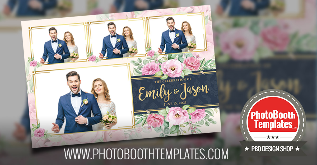 Elegant Floral Celebration Photo Booth Theme Released | Photo Booth ...