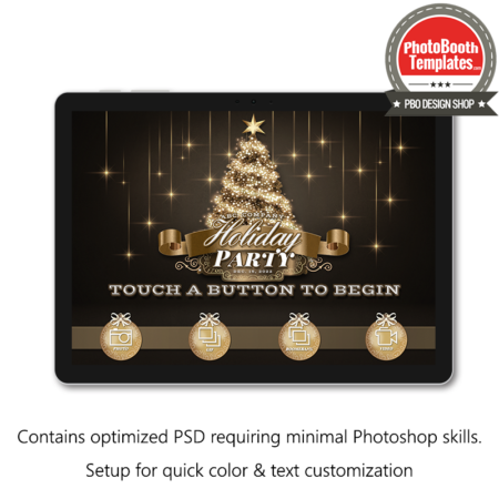 Christmas Tree Sparkle Surface Pro Welcome Screens