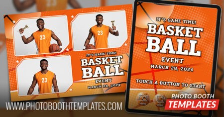 Basketball Celebration Photo Booth Theme Released | Photo Booth Templates