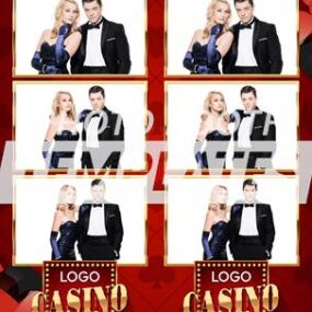 Casino Royale 3-up Strips | Photo Booth Templates, Overlays & Screen ...