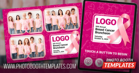 Breast Cancer Event Photo Booth Theme Released | Photo Booth Templates