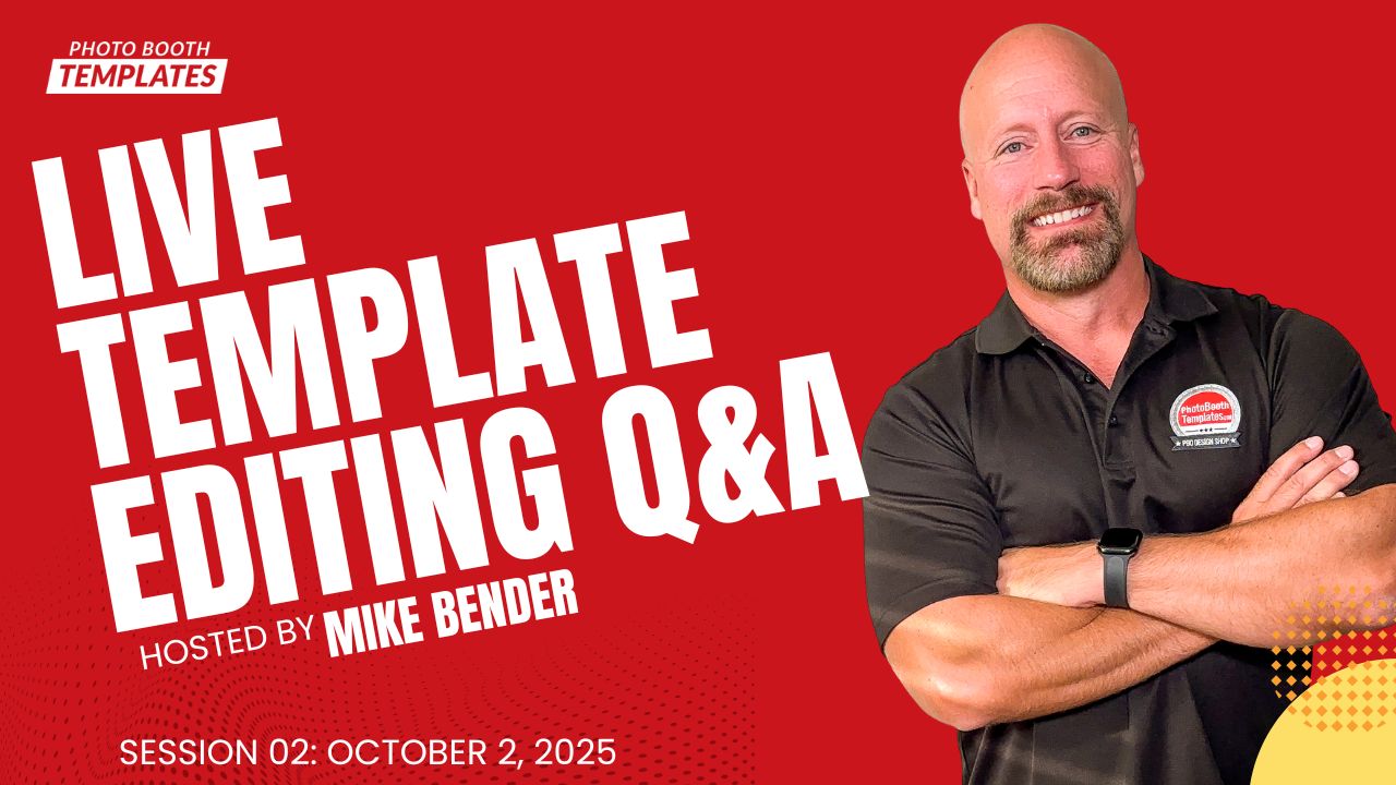 Live Photo Booth Template Editing Q&A Session 3 | Photo Booth Templates
