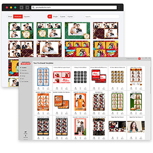 Winter I Do Photo Booth Templates Theme - 12 Designs